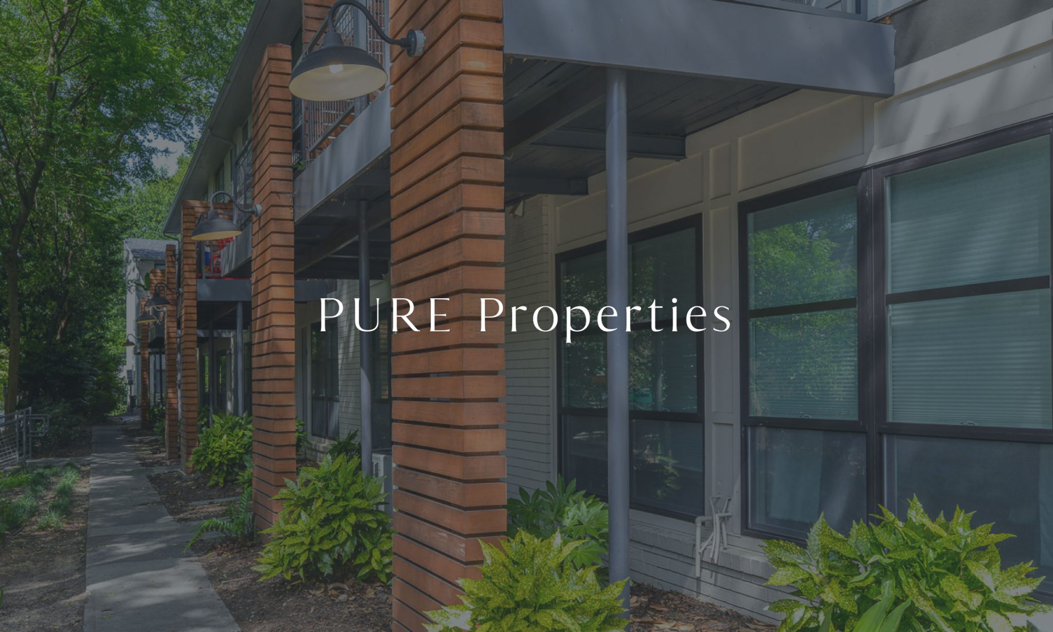 Custom Branding Design for PURE Properties | Lovendear Design