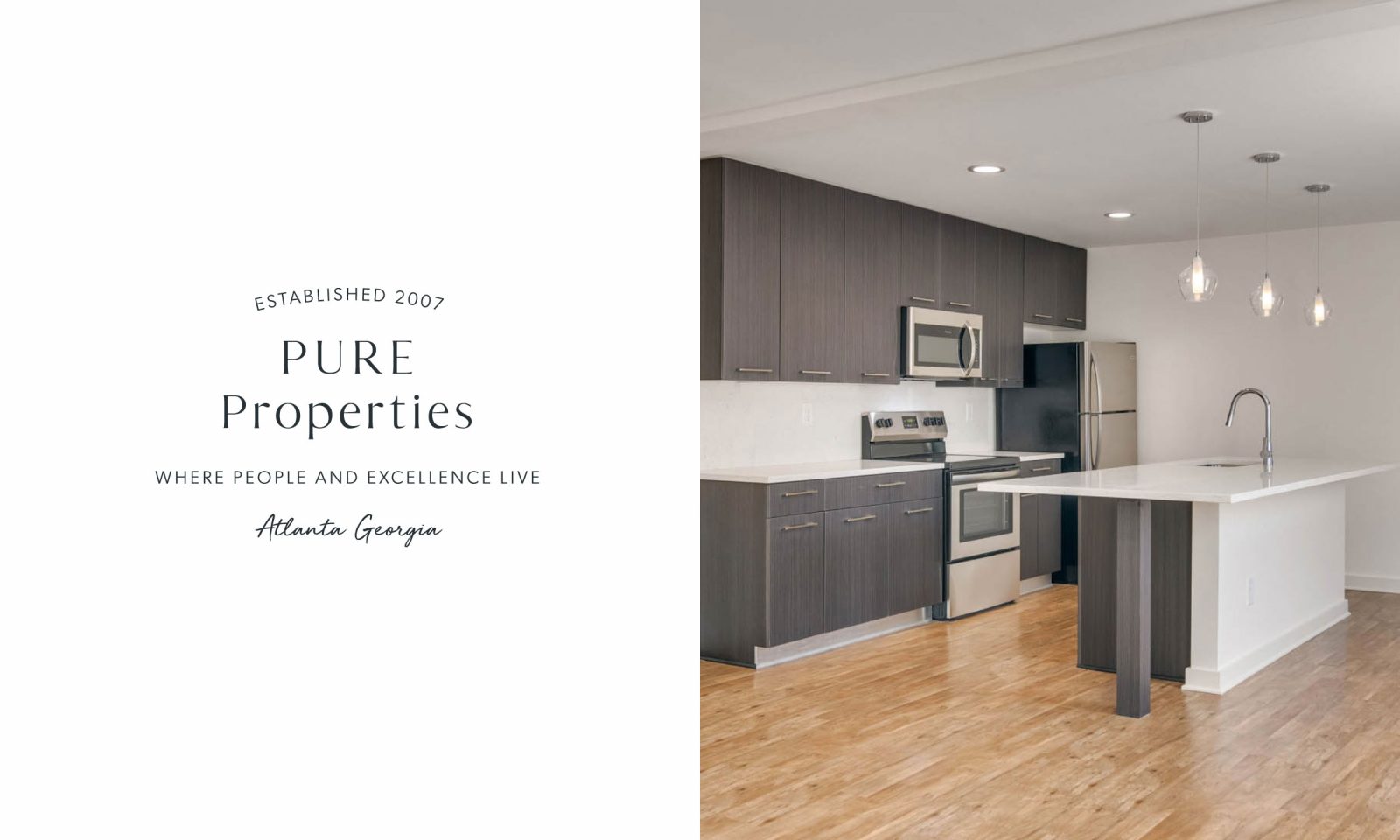 Custom Branding Design for PURE Properties | Lovendear Design
