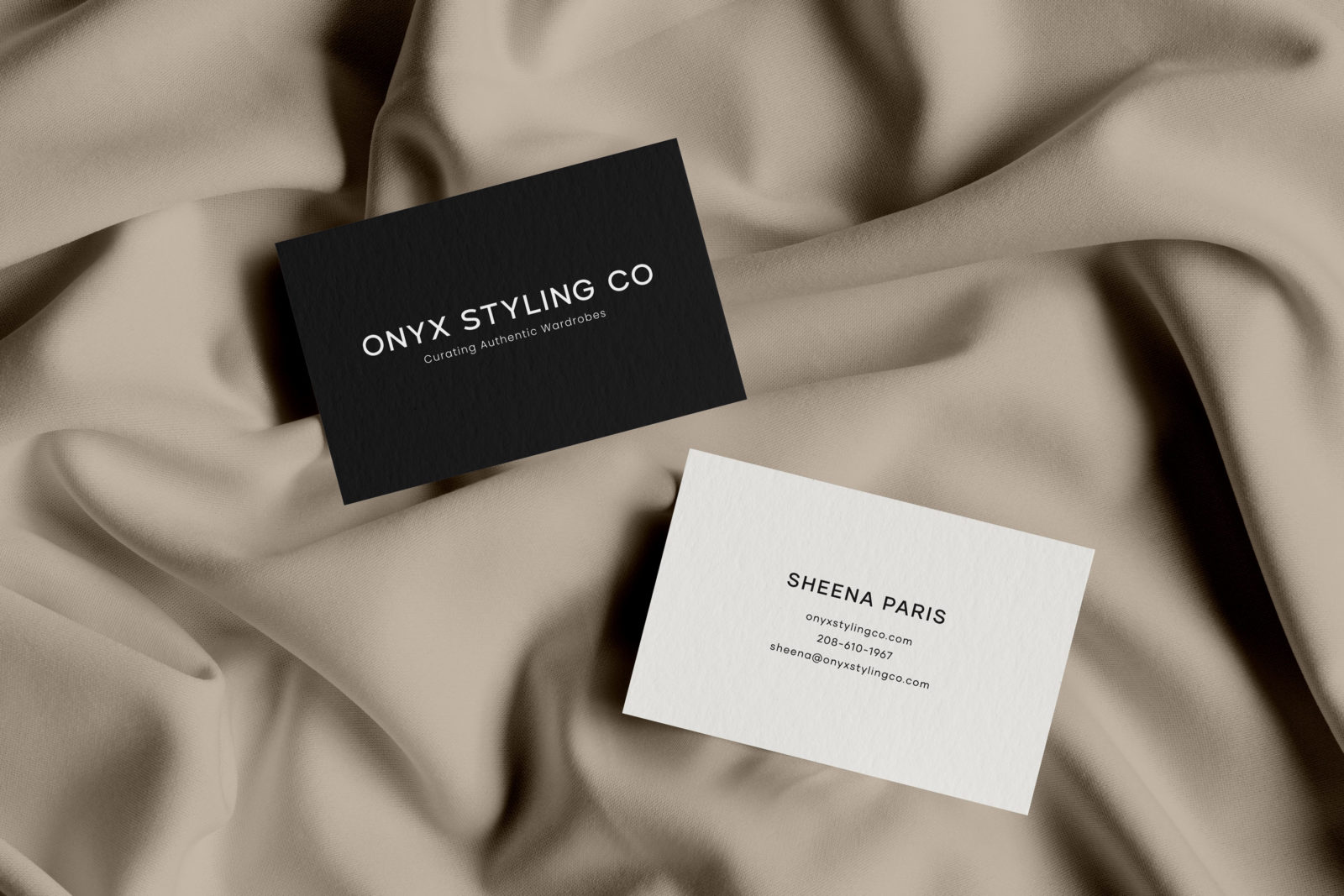 Sleek Logo Design for Onyx Styling Co by Lovendear
