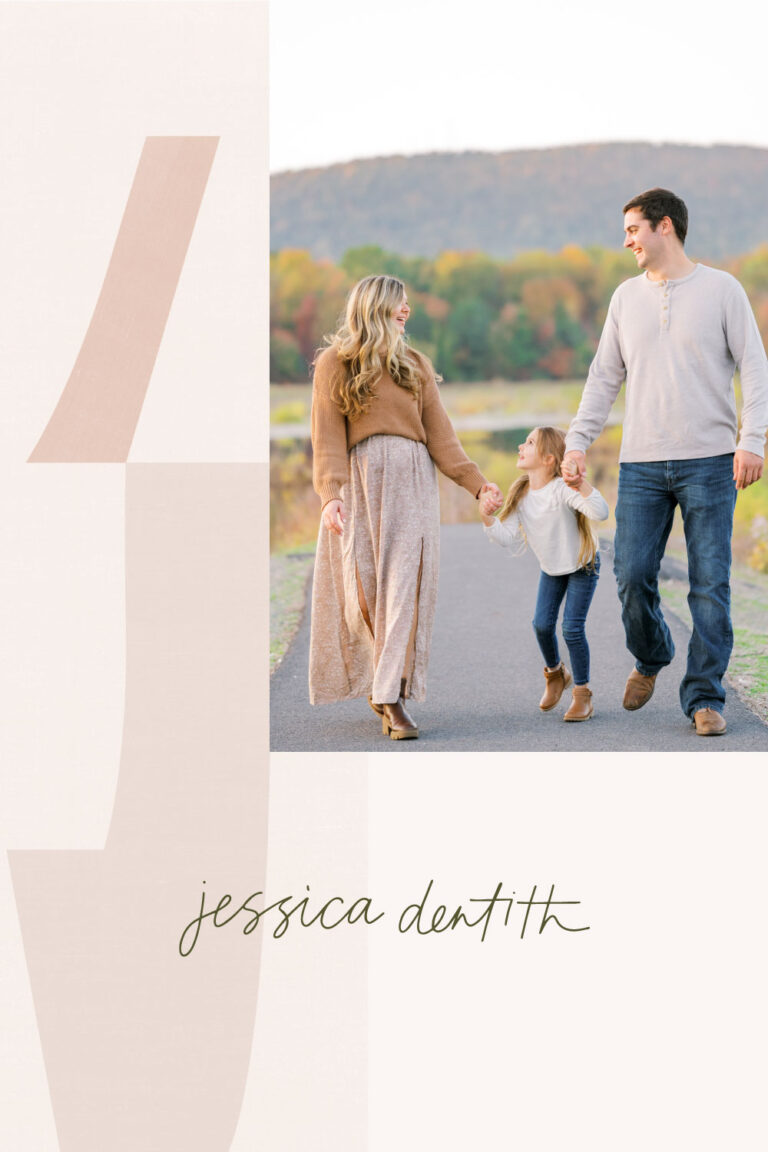 Modern Brand Design for Photographer Jessica Dentith