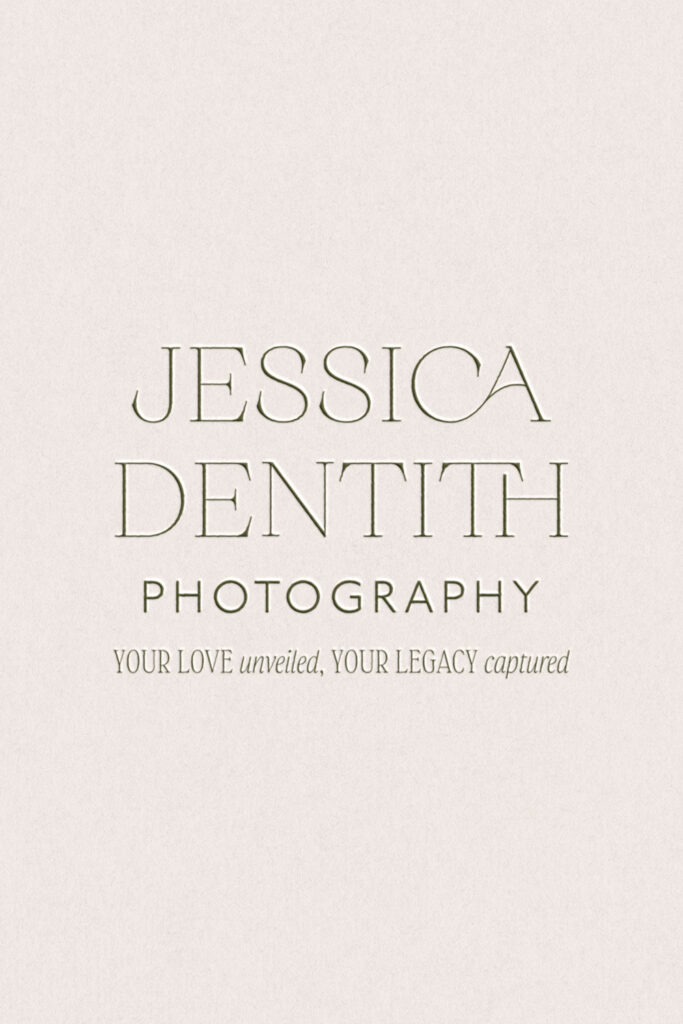 Modern Brand Design for Photographer Jessica Dentith