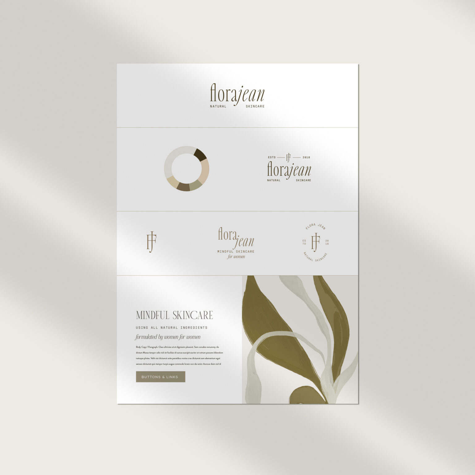 Earthy Brand Identity for Photographer Wild Pines Collective