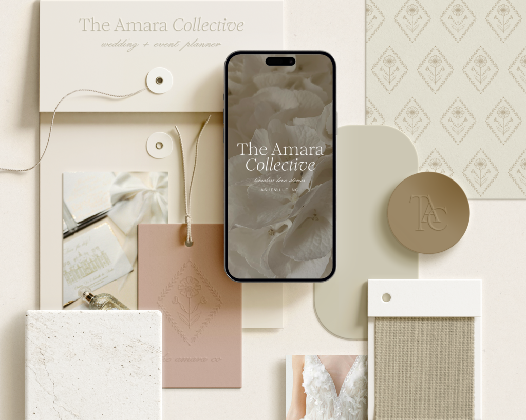 The Amara Collective: Elegant Semi-Custom Brand Kit